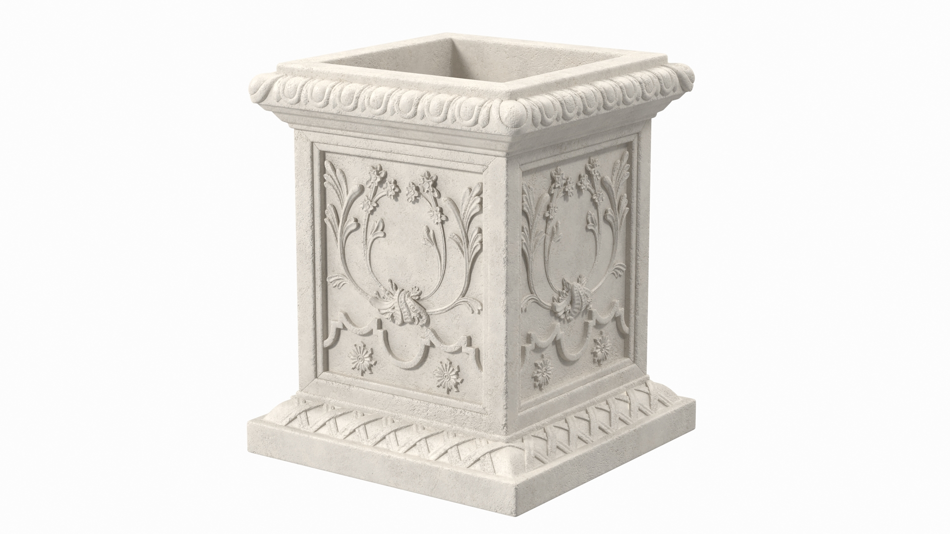 Provence Planter Box H55 3D Model - TurboSquid 1947595