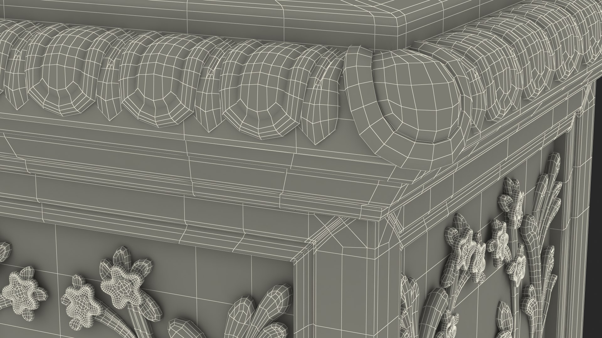 Provence Planter Box H55 3D Model - TurboSquid 1947595