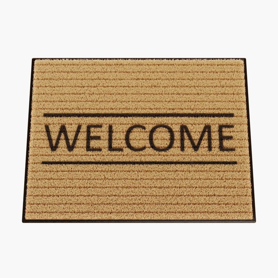 Doormat 4 3D Model - TurboSquid 1459436