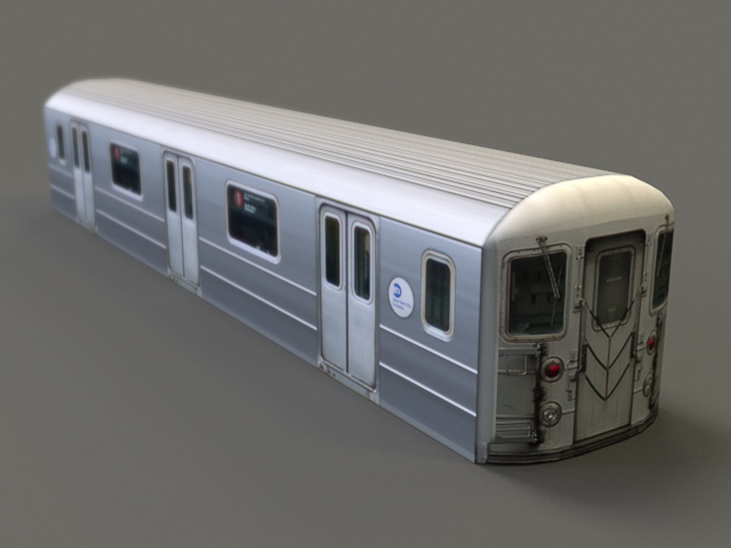 Subway Car R62 3d Model