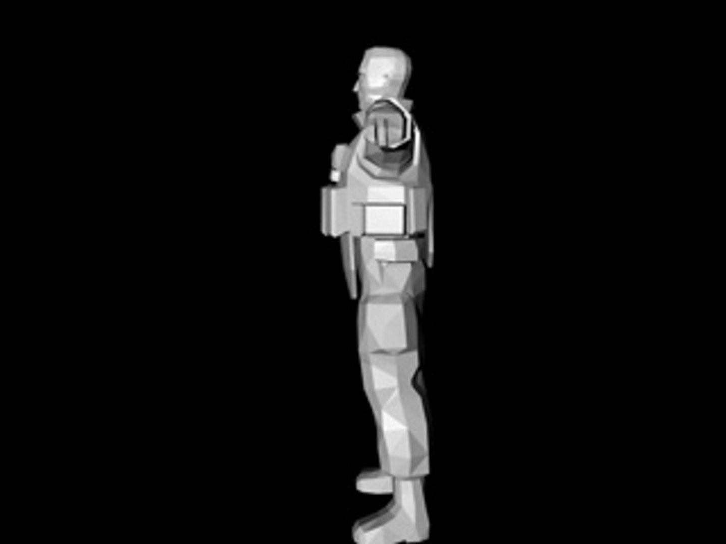 Free Solider 3d Model