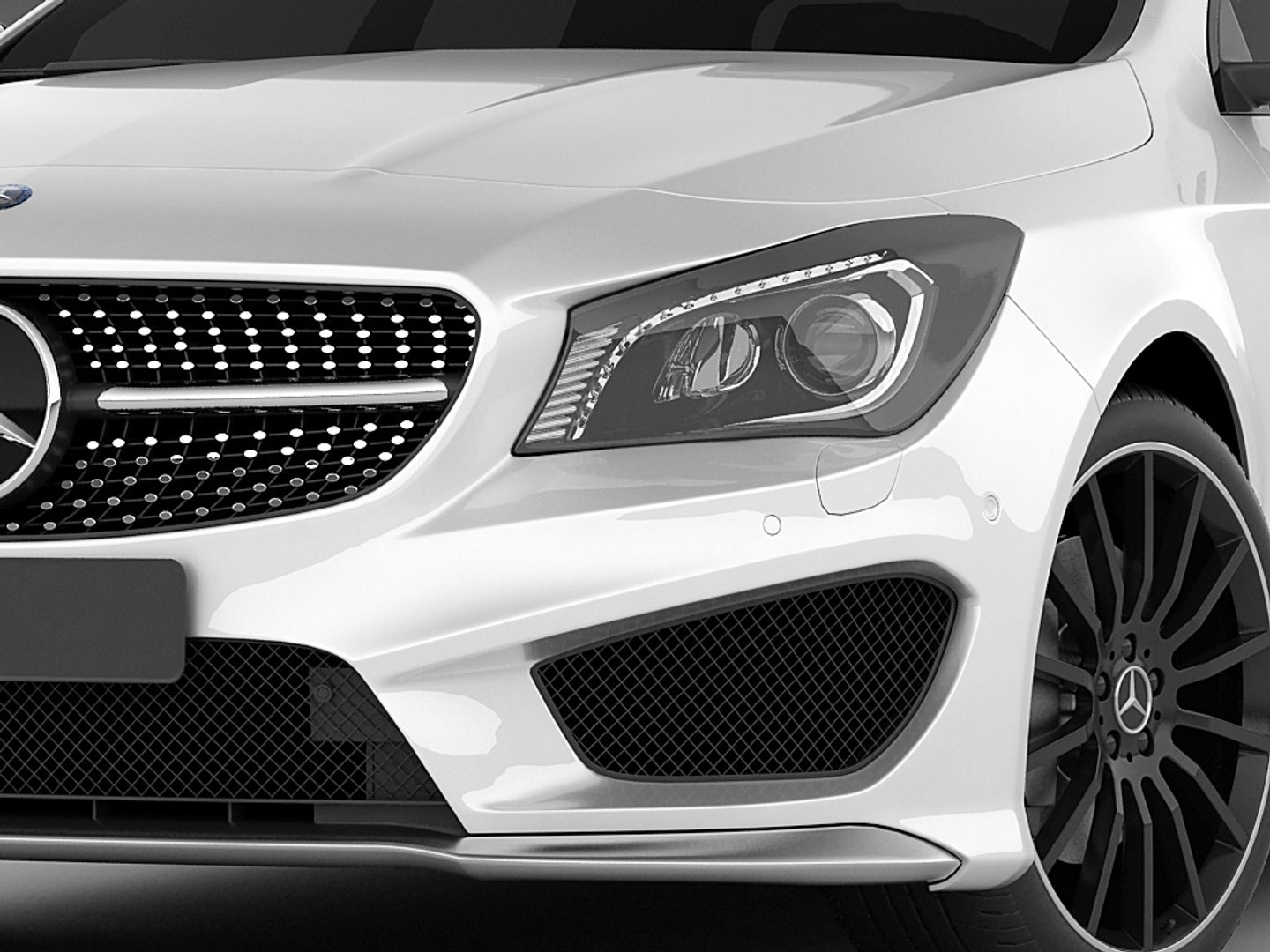 3d 3ds Mercedes Cla Amg