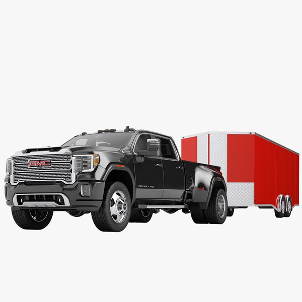 GMC SIERRA HD DENALI 2020 Car Hauler Trailer 02 3D model - TurboSquid ...