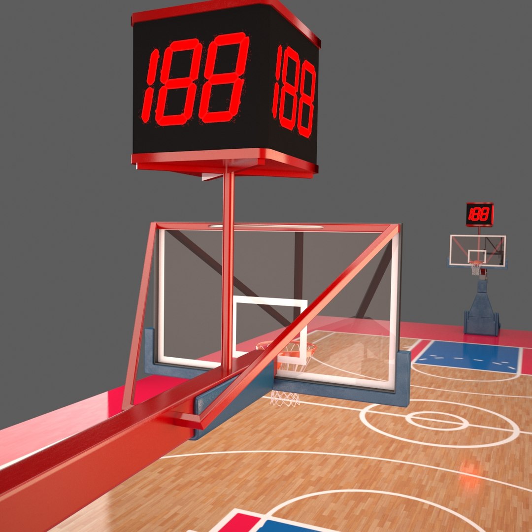 3d Basketball Court Model