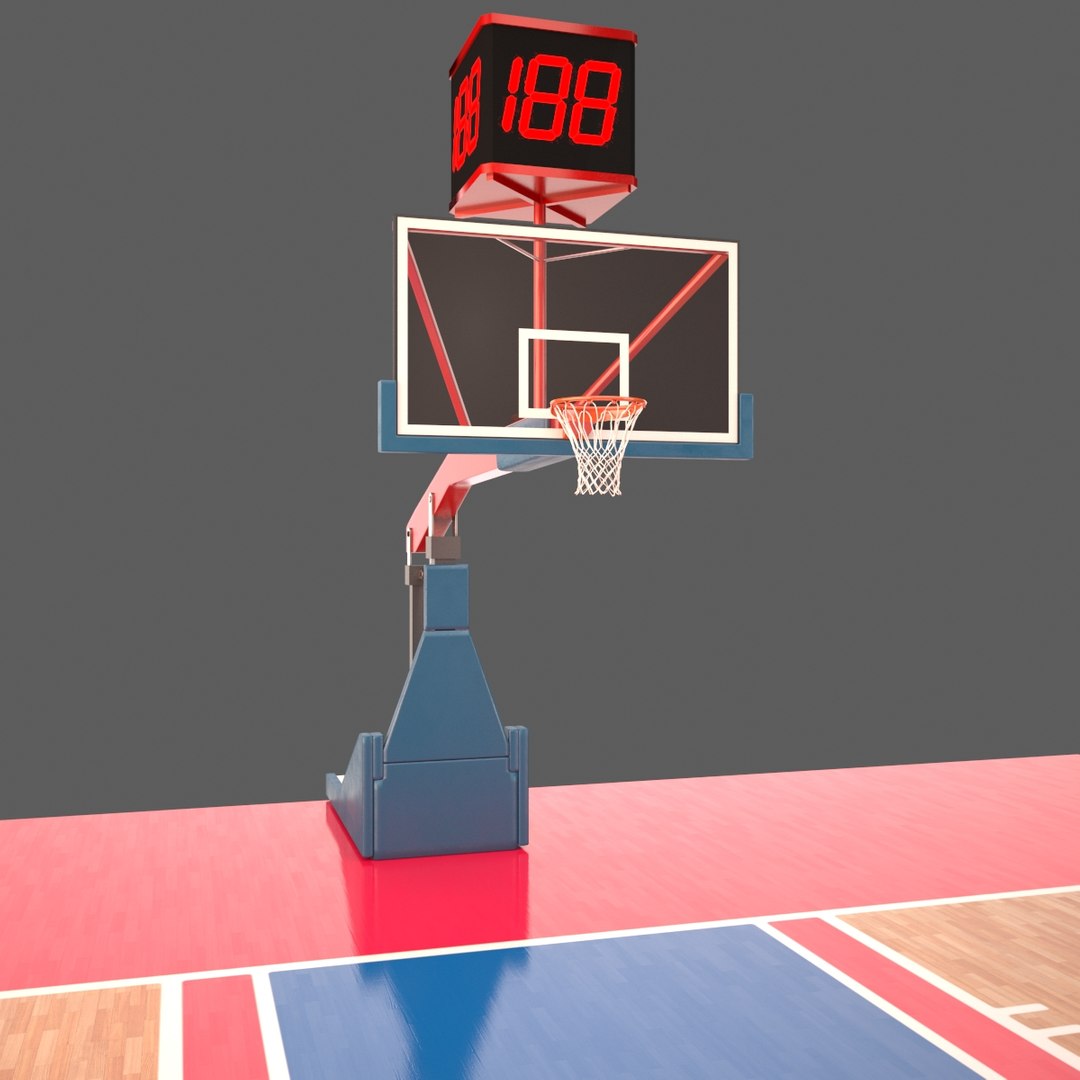 3d Basketball Court Model