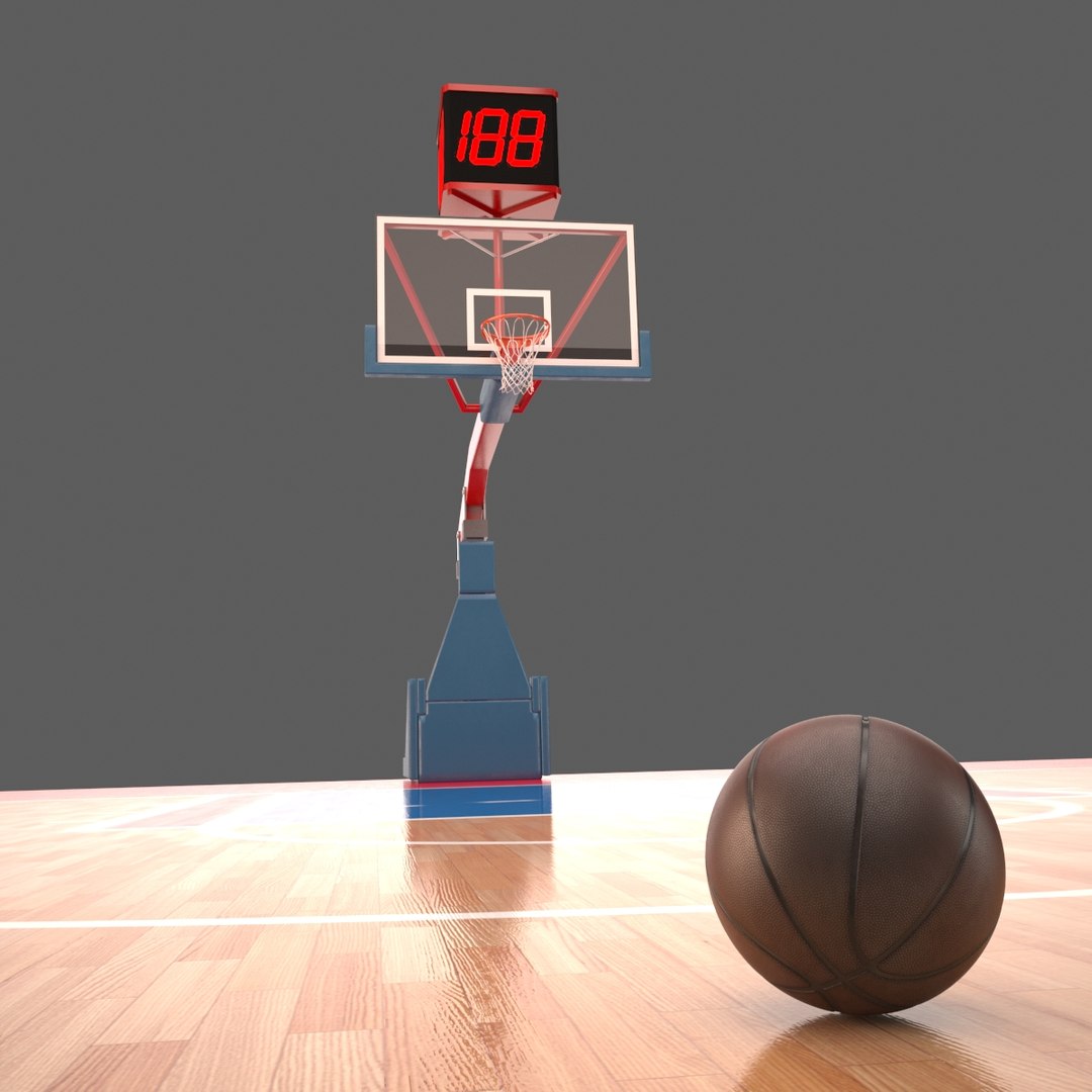 3d Basketball Court Model
