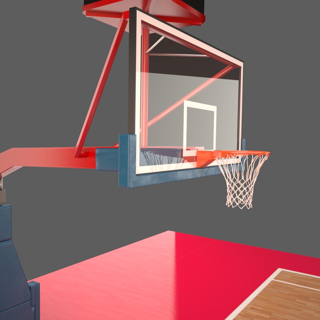 3d Basketball Court Model