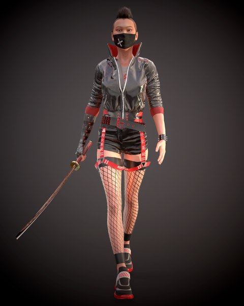 3D assassin model | 1146469 | TurboSquid