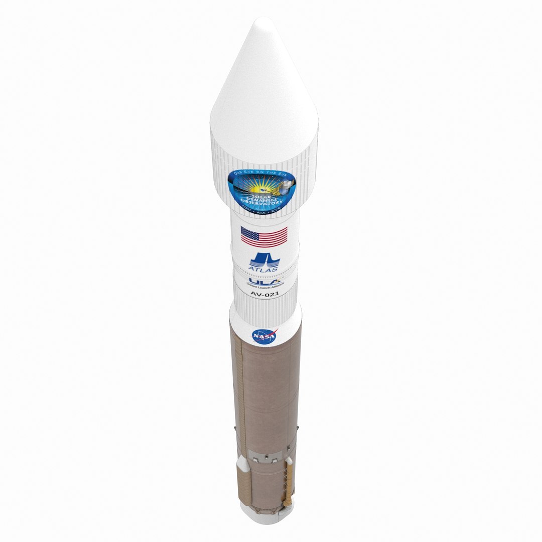 3d Model Atlas V 401 Rocket