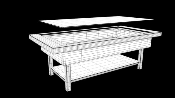 Memory box coffee table 3D - TurboSquid 1578738