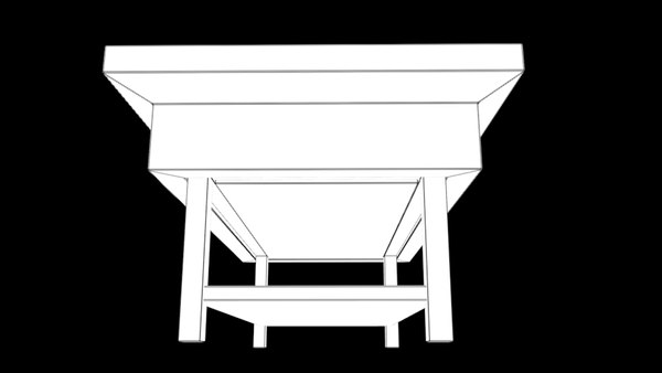 Memory box coffee table 3D - TurboSquid 1578738