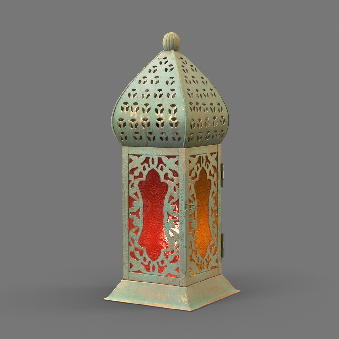 3D Moroccan Lantern Model - TurboSquid 1162234