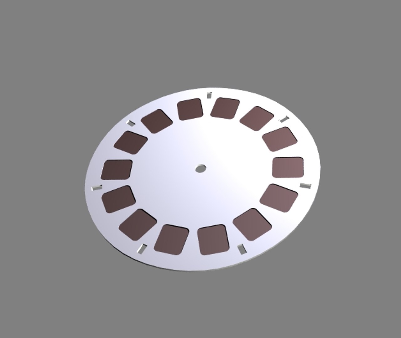 Viewmaster Disc 3d Model