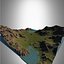 3d model valley landscape