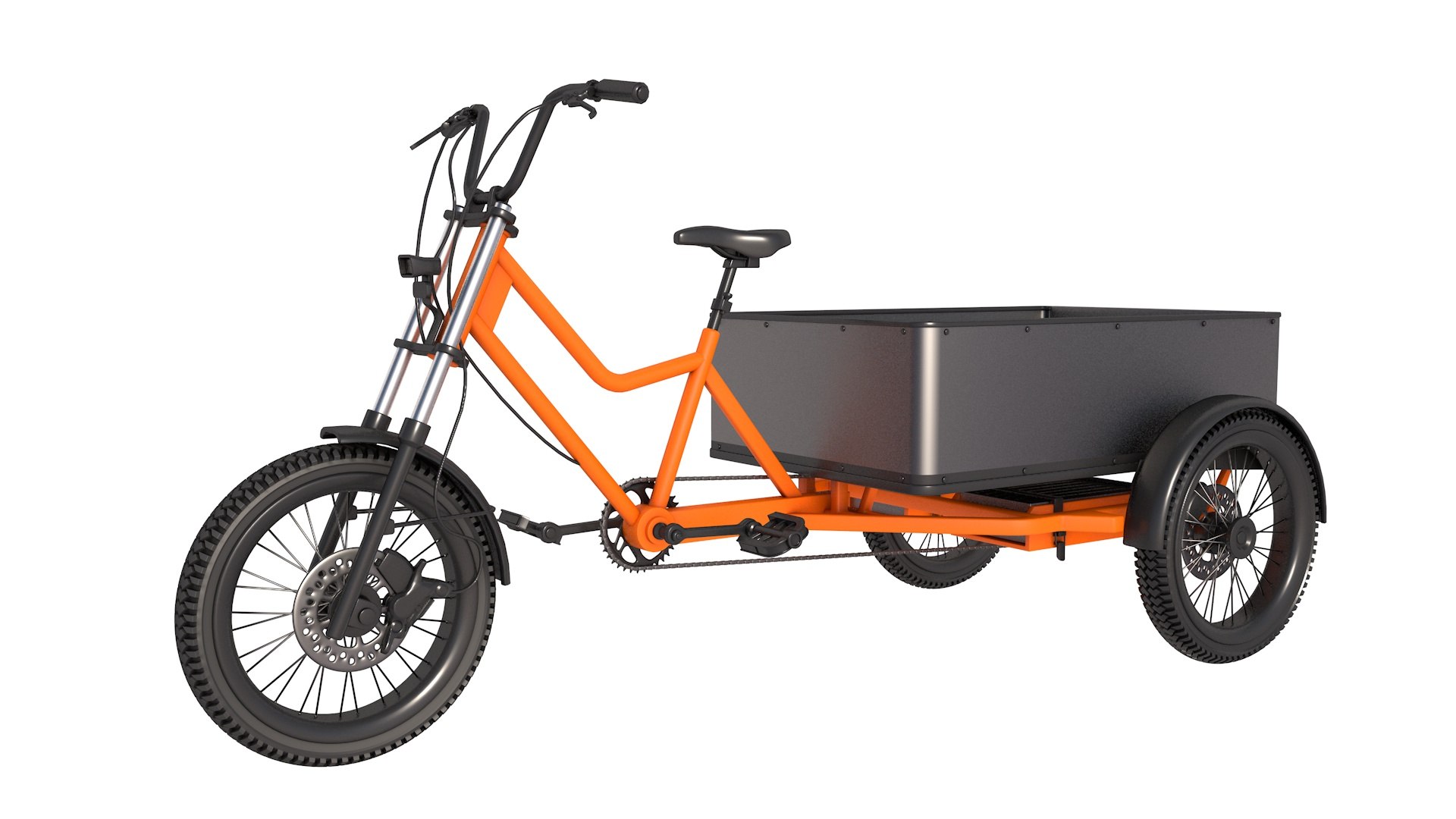 3D Rad Power Bike RadBurro With Cargo Box Model - TurboSquid 2293658