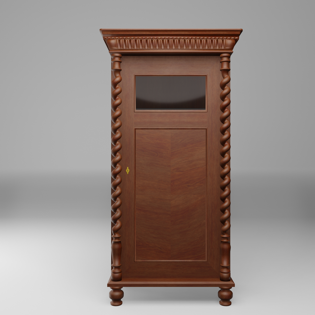 Free 3D 3D Cupboard classic style - TurboSquid 1729712