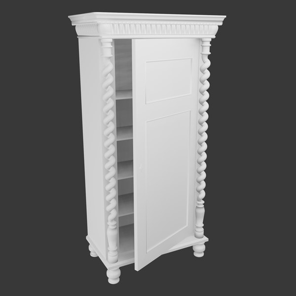Free 3D 3D Cupboard classic style - TurboSquid 1729712