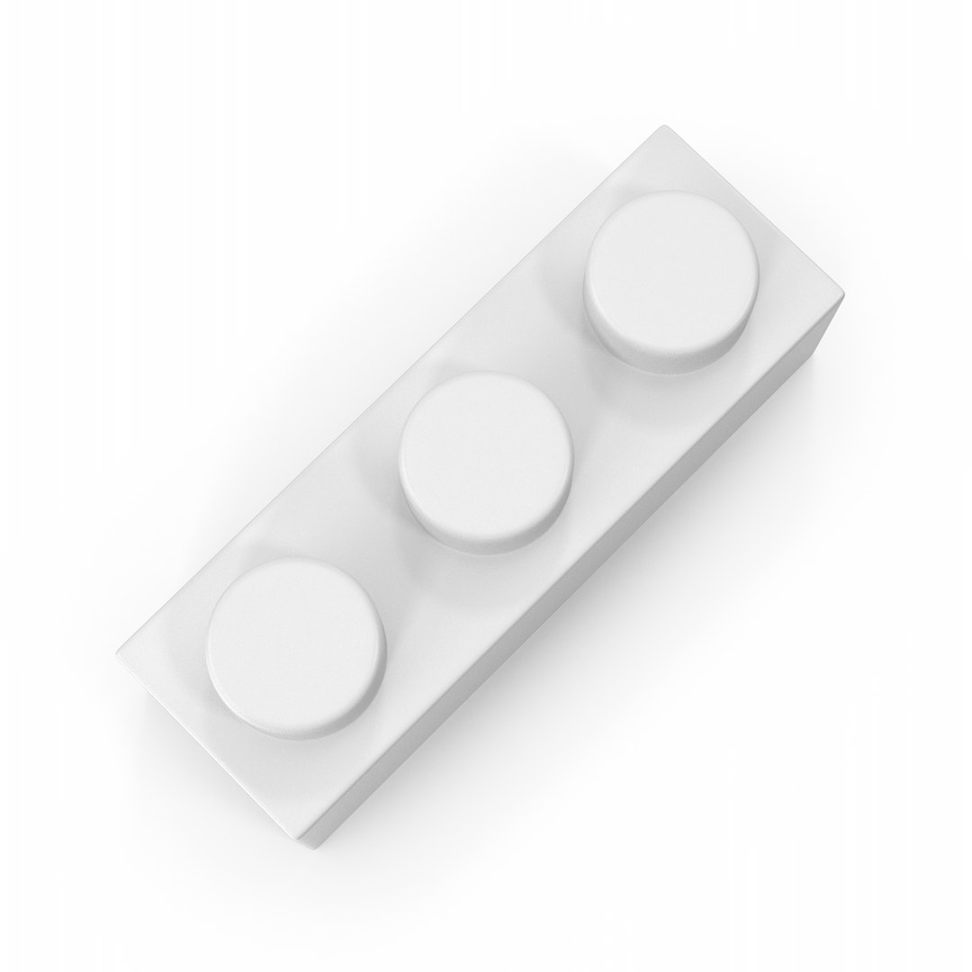 3D Toy Block 1x3 Model - TurboSquid 2372391