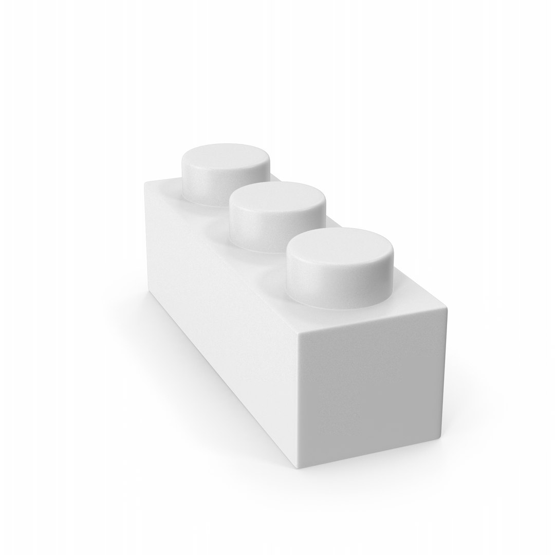 3D Toy Block 1x3 Model - TurboSquid 2372391