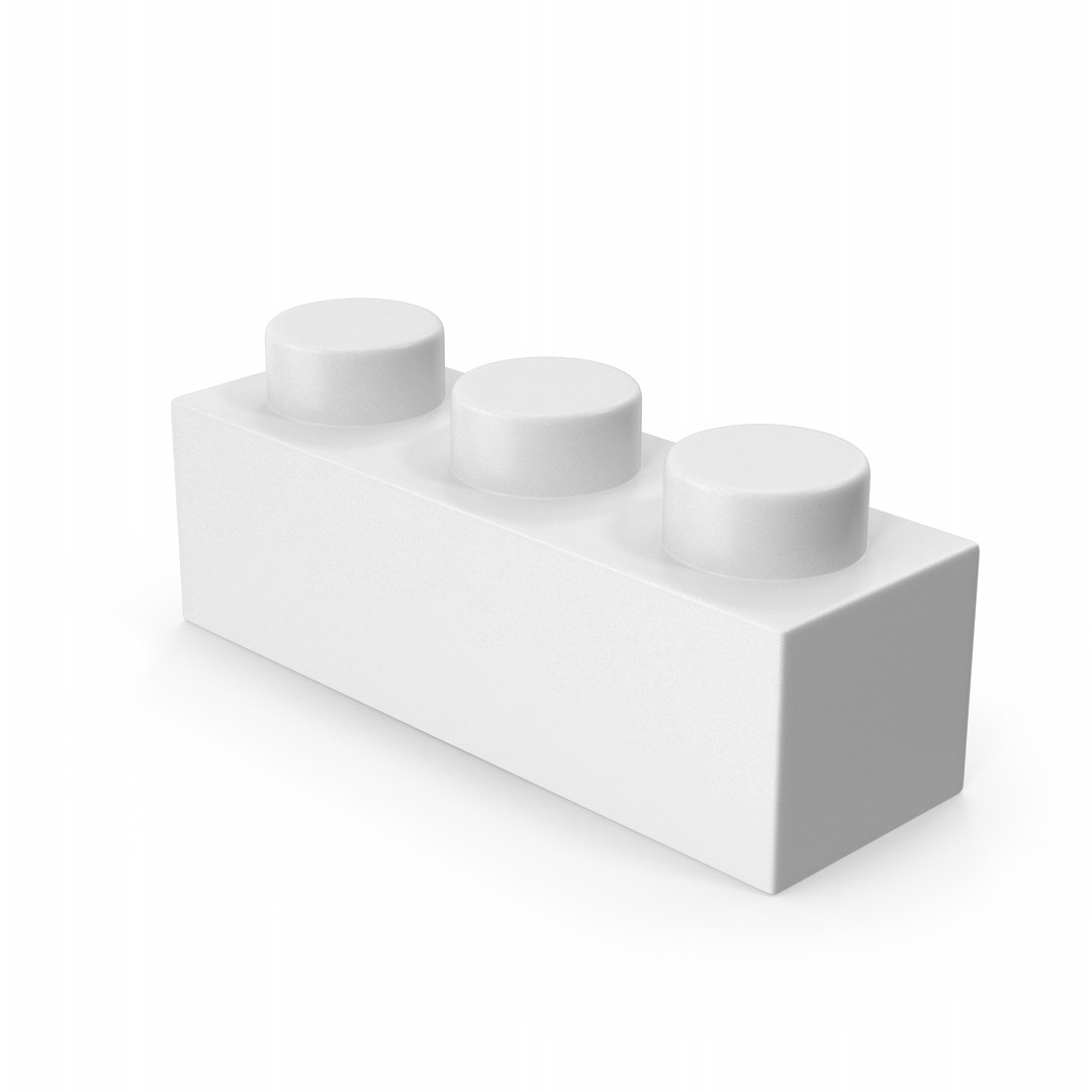 3D Toy Block 1x3 Model - TurboSquid 2372391