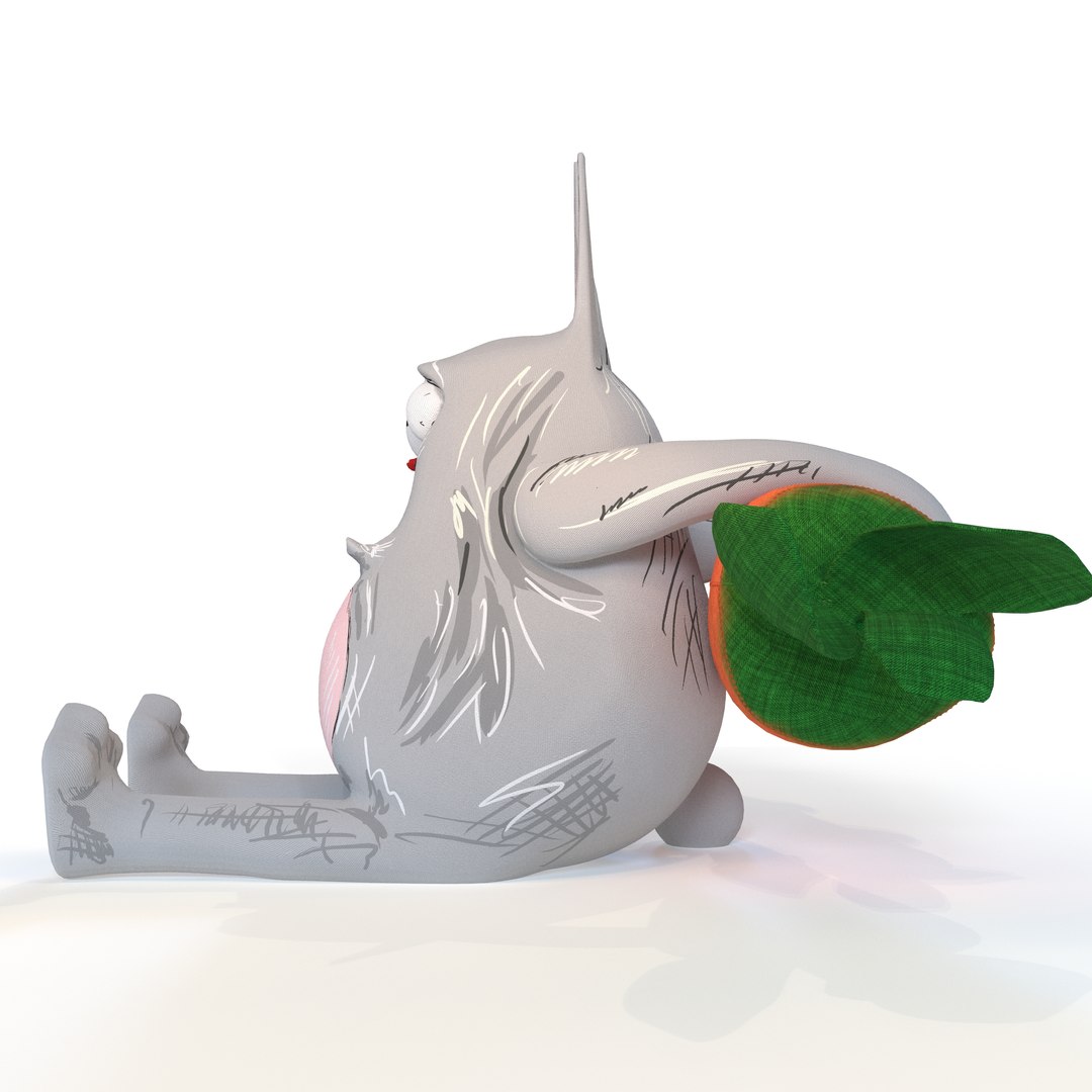 Greedy bunny toy 3D model - TurboSquid 1772295