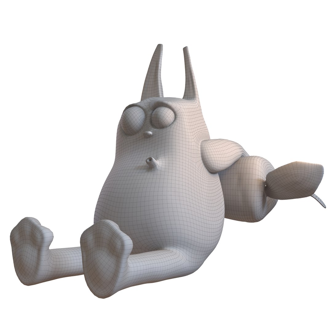 Greedy bunny toy 3D model - TurboSquid 1772295
