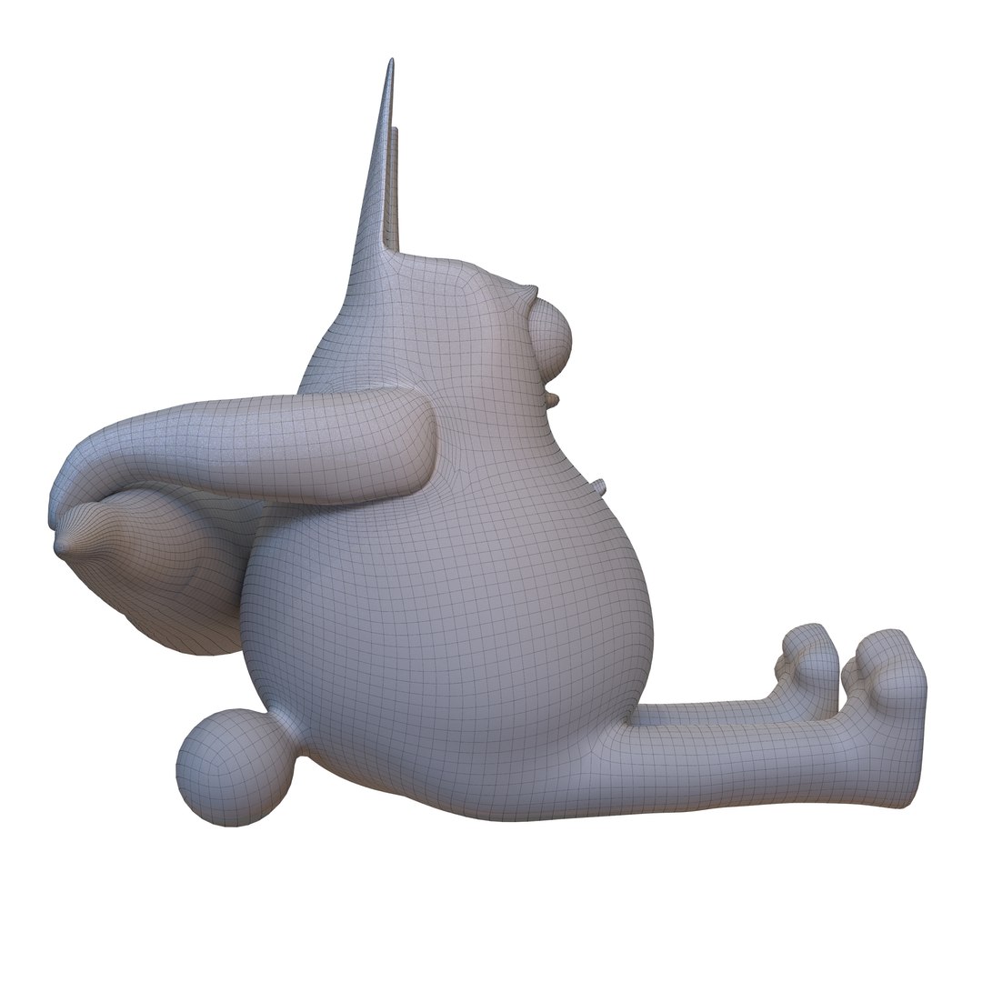 Greedy bunny toy 3D model - TurboSquid 1772295