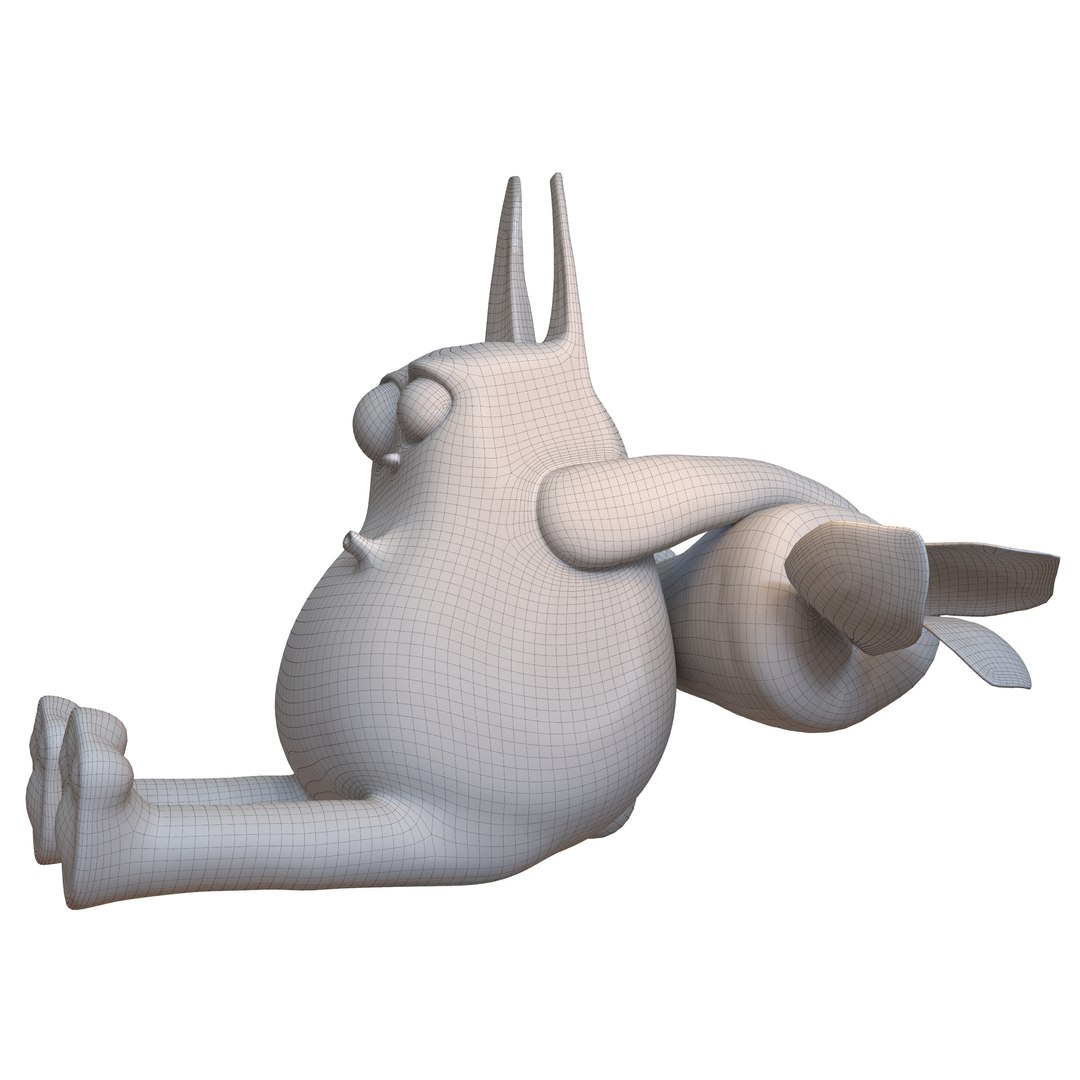 Greedy bunny toy 3D model - TurboSquid 1772295