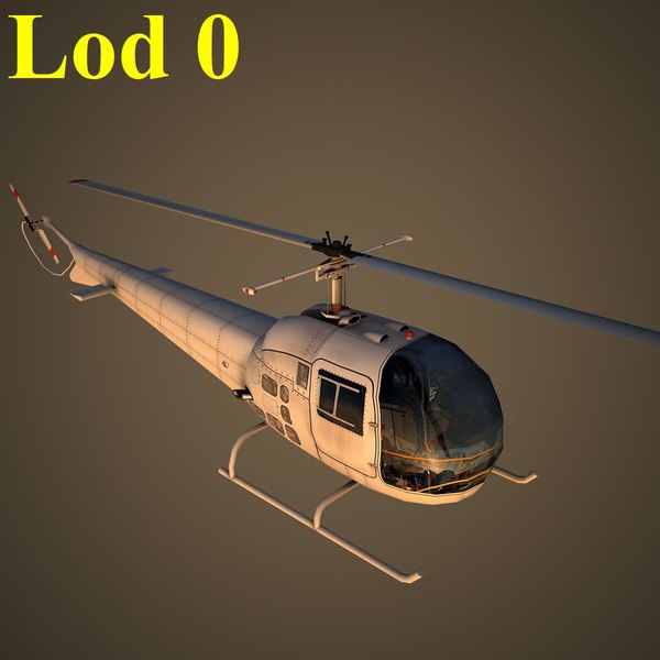 bell 47j 3d model