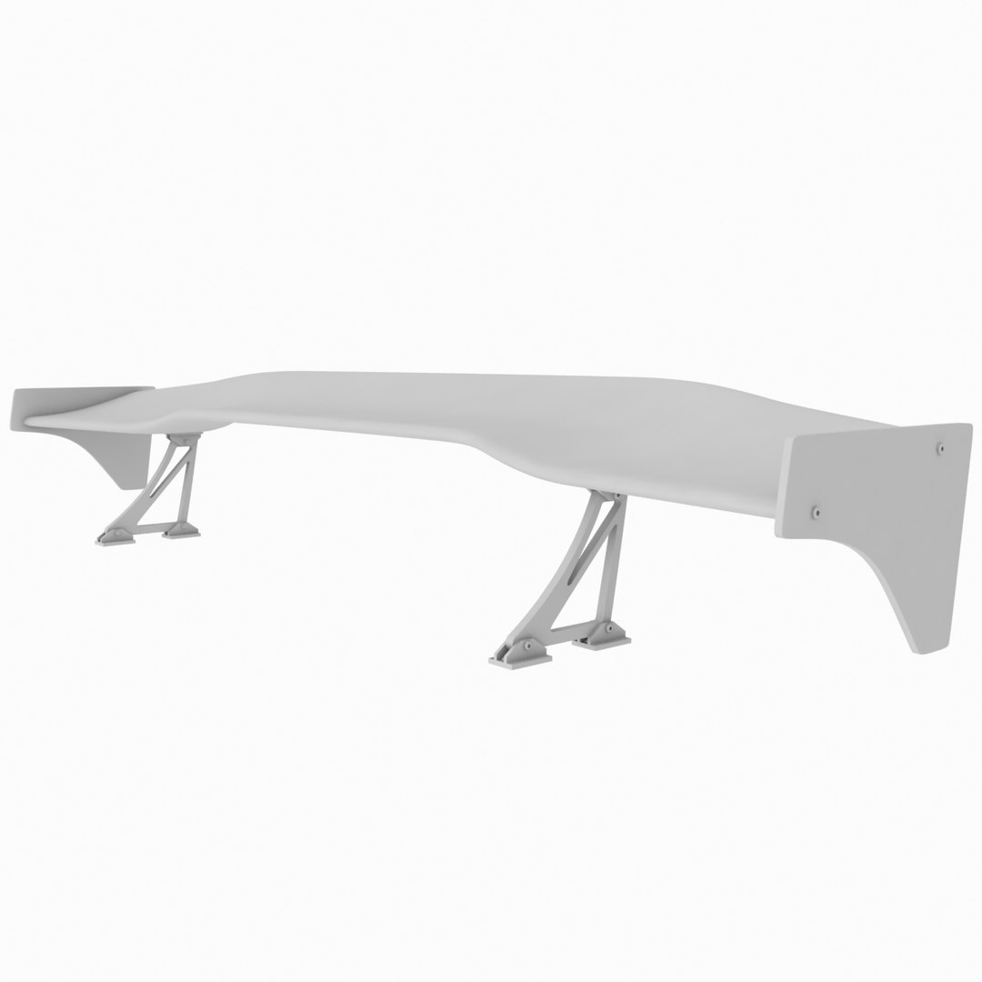 3d wing carbon fiber model