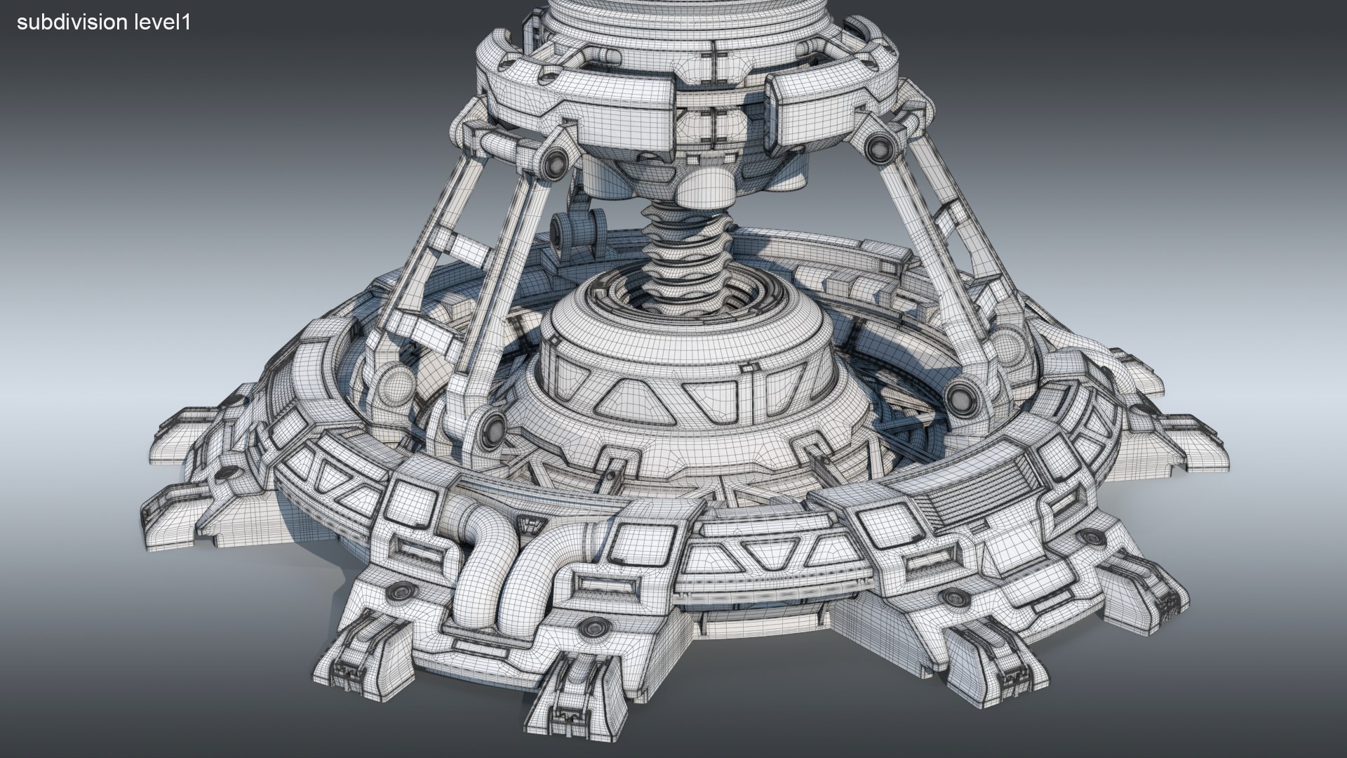 3D Sci-fi Mining Device Extractor(1) - TurboSquid 1899789