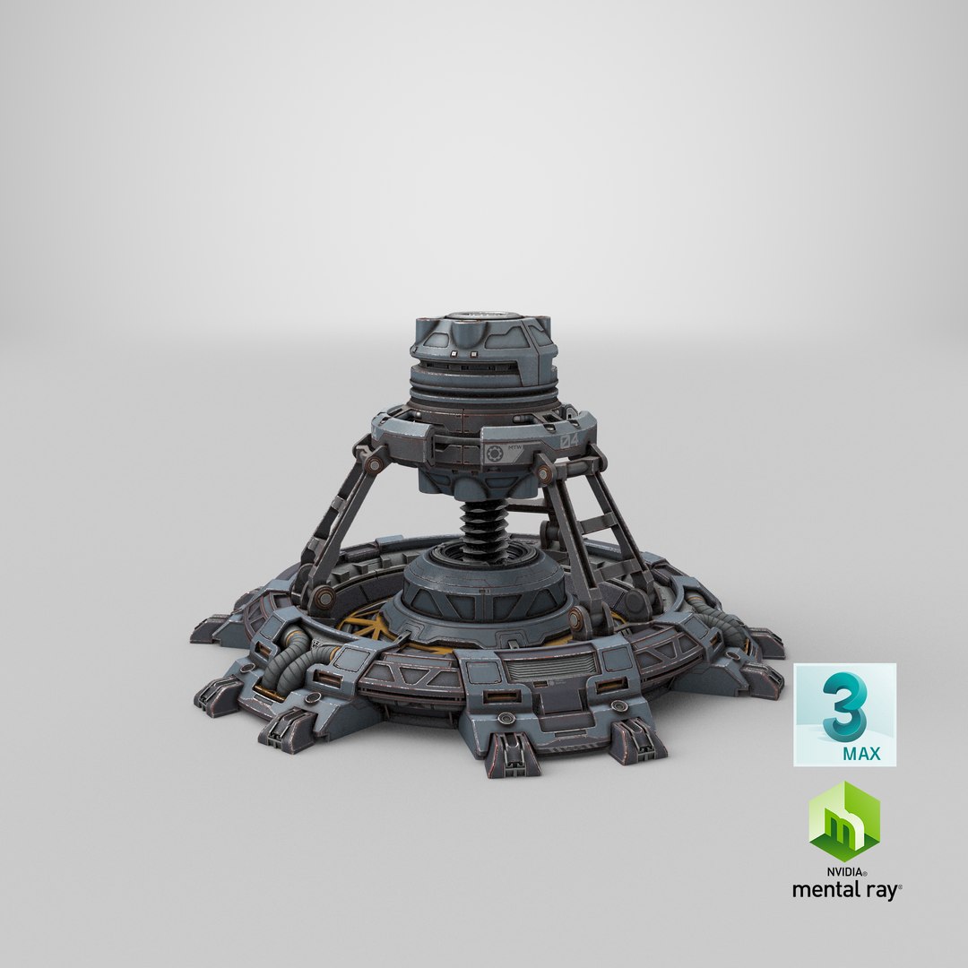 3D Sci-fi Mining Device Extractor(1) - TurboSquid 1899789