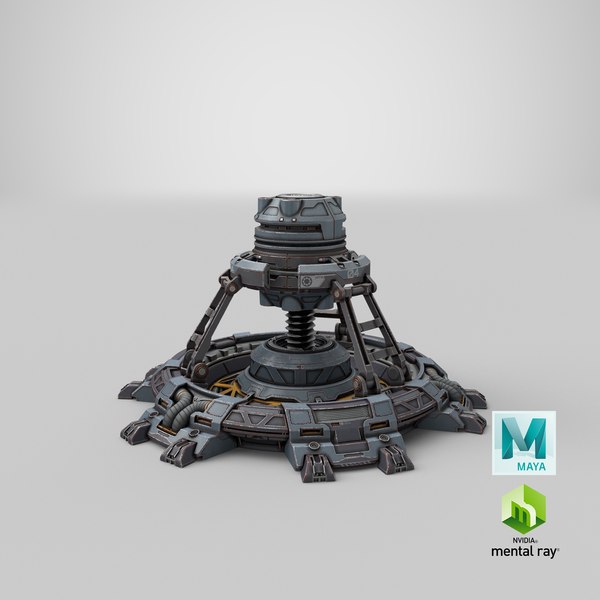 3D Sci-fi Mining Device Extractor(1) - TurboSquid 1899789