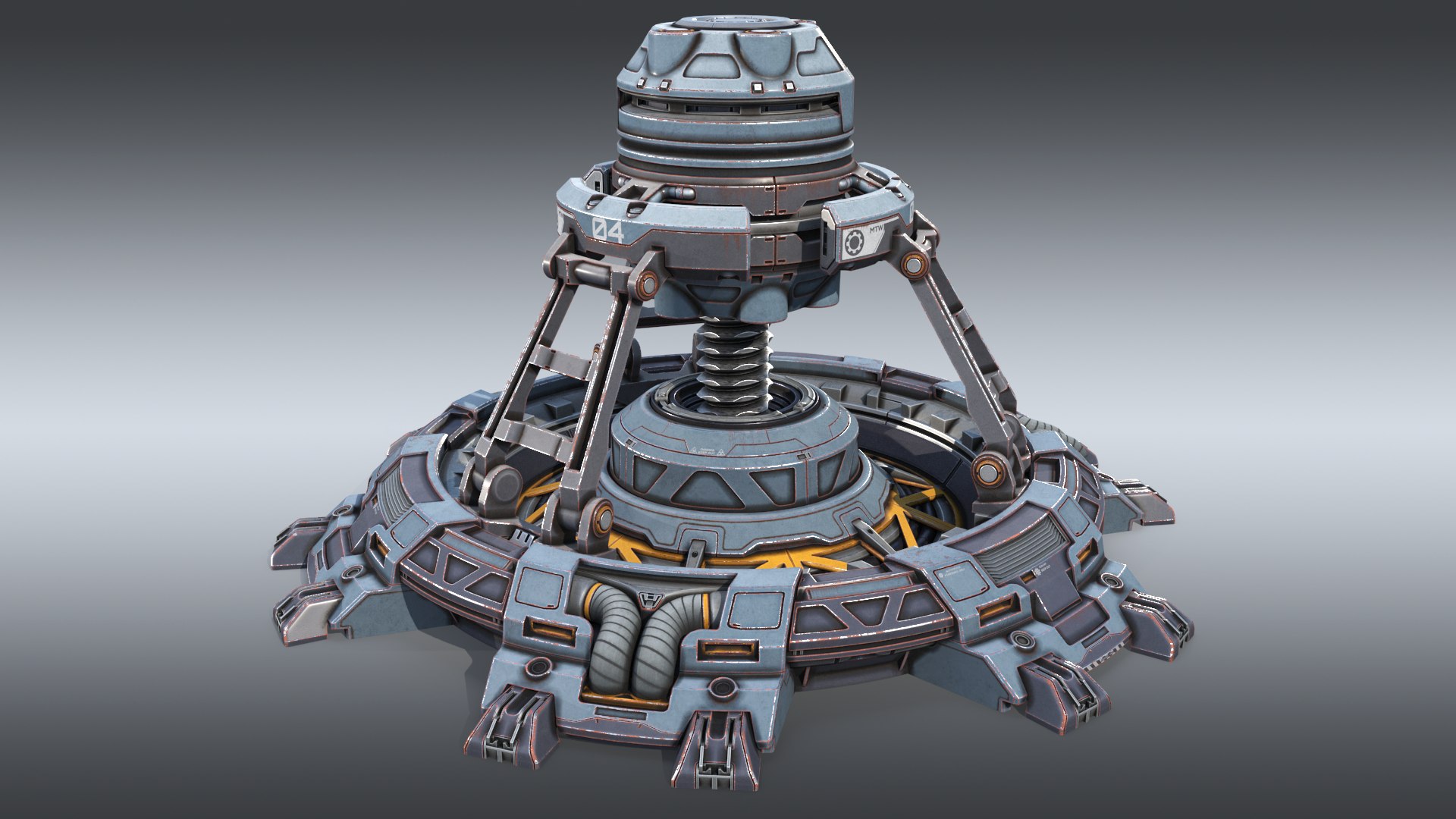 Sci-fi Mining Device Extractor(1) Modelo 3D - TurboSquid 1899789