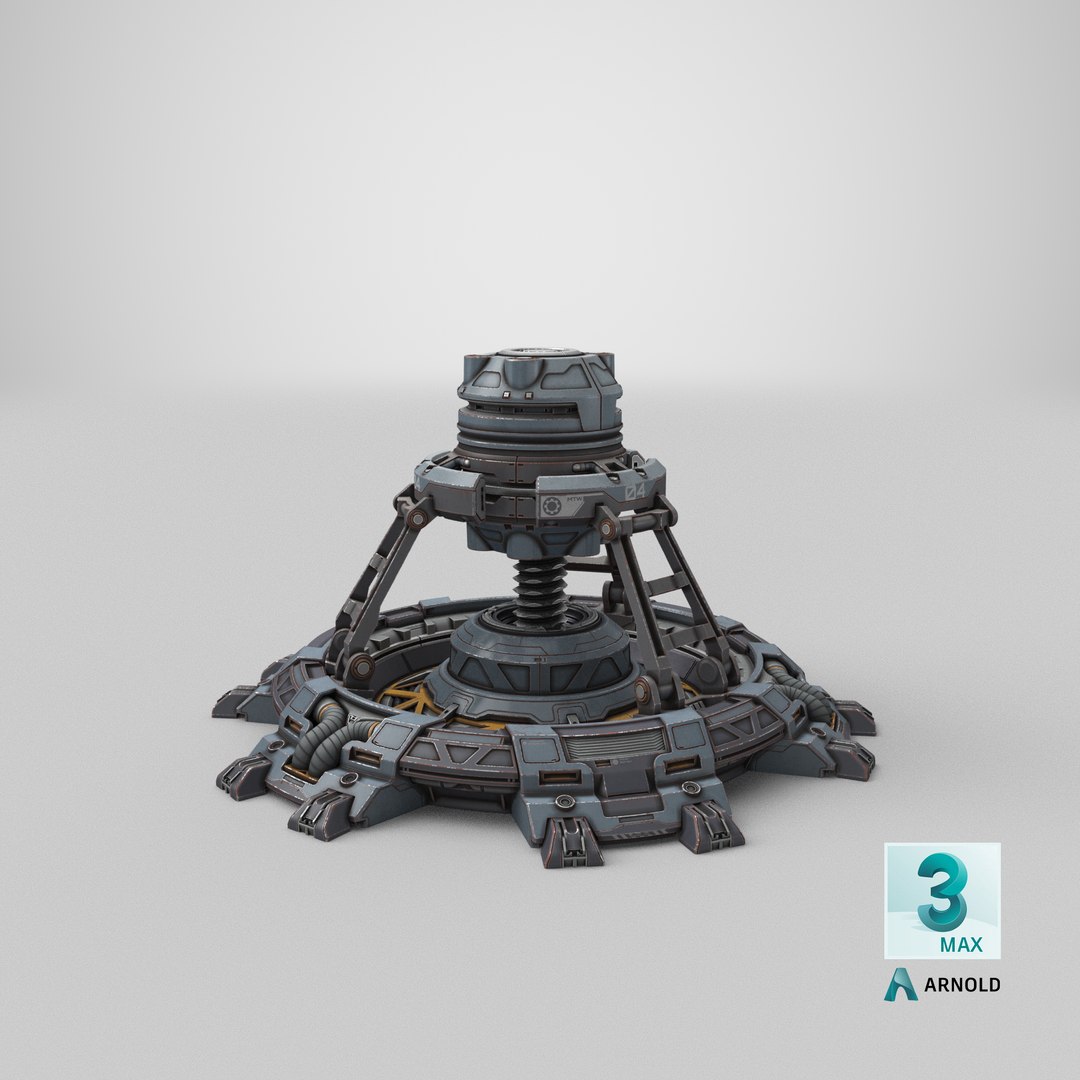 3D Sci-fi Mining Device Extractor(1) - TurboSquid 1899789