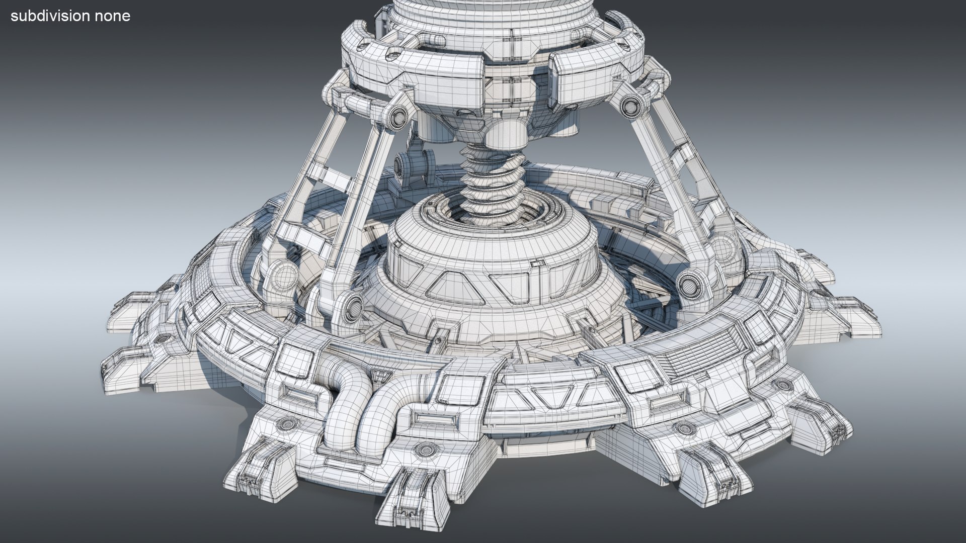 3D Sci-fi Mining Device Extractor(1) - TurboSquid 1899789
