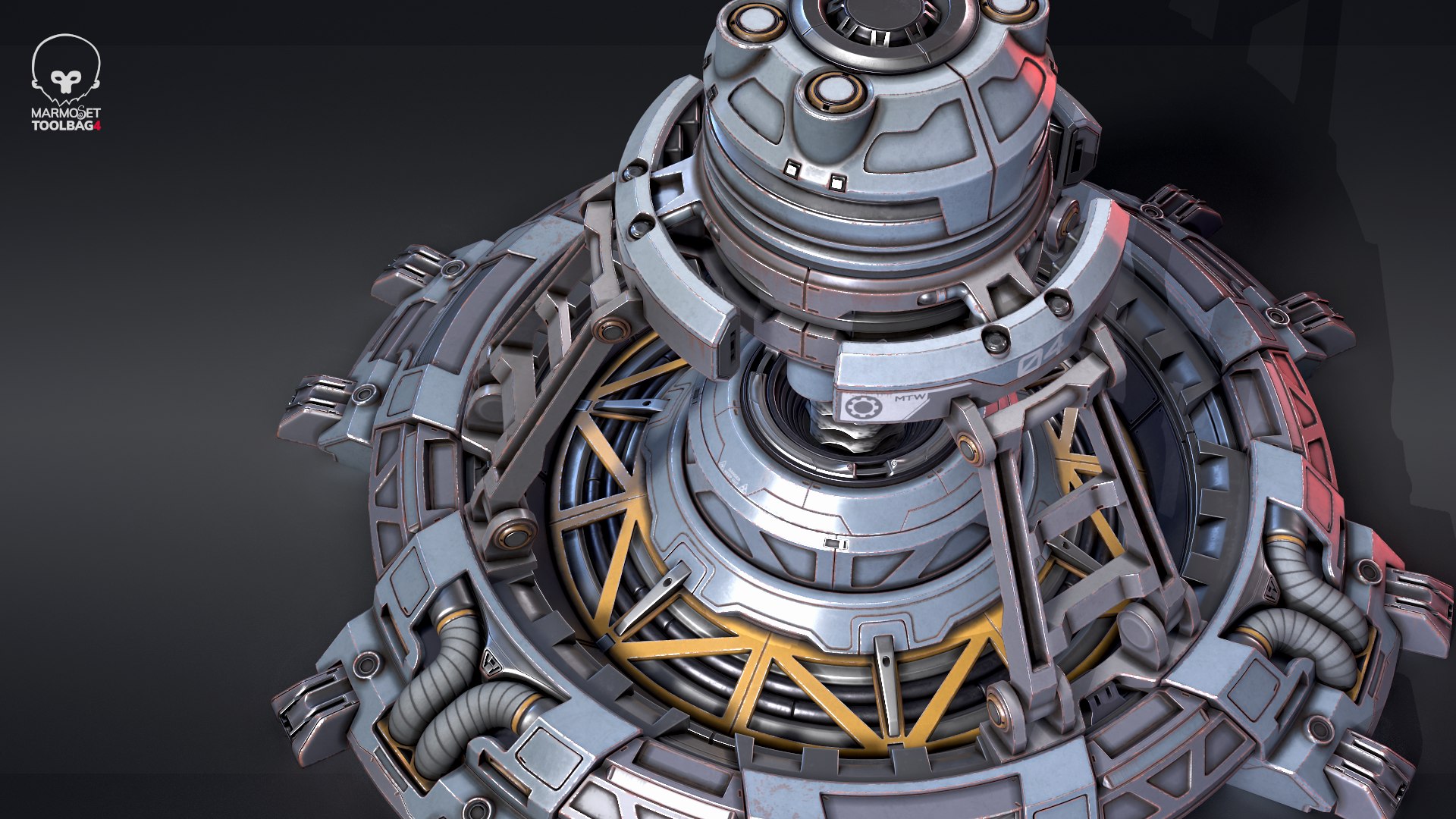 3D Sci-fi Mining Device Extractor(1) - TurboSquid 1899789