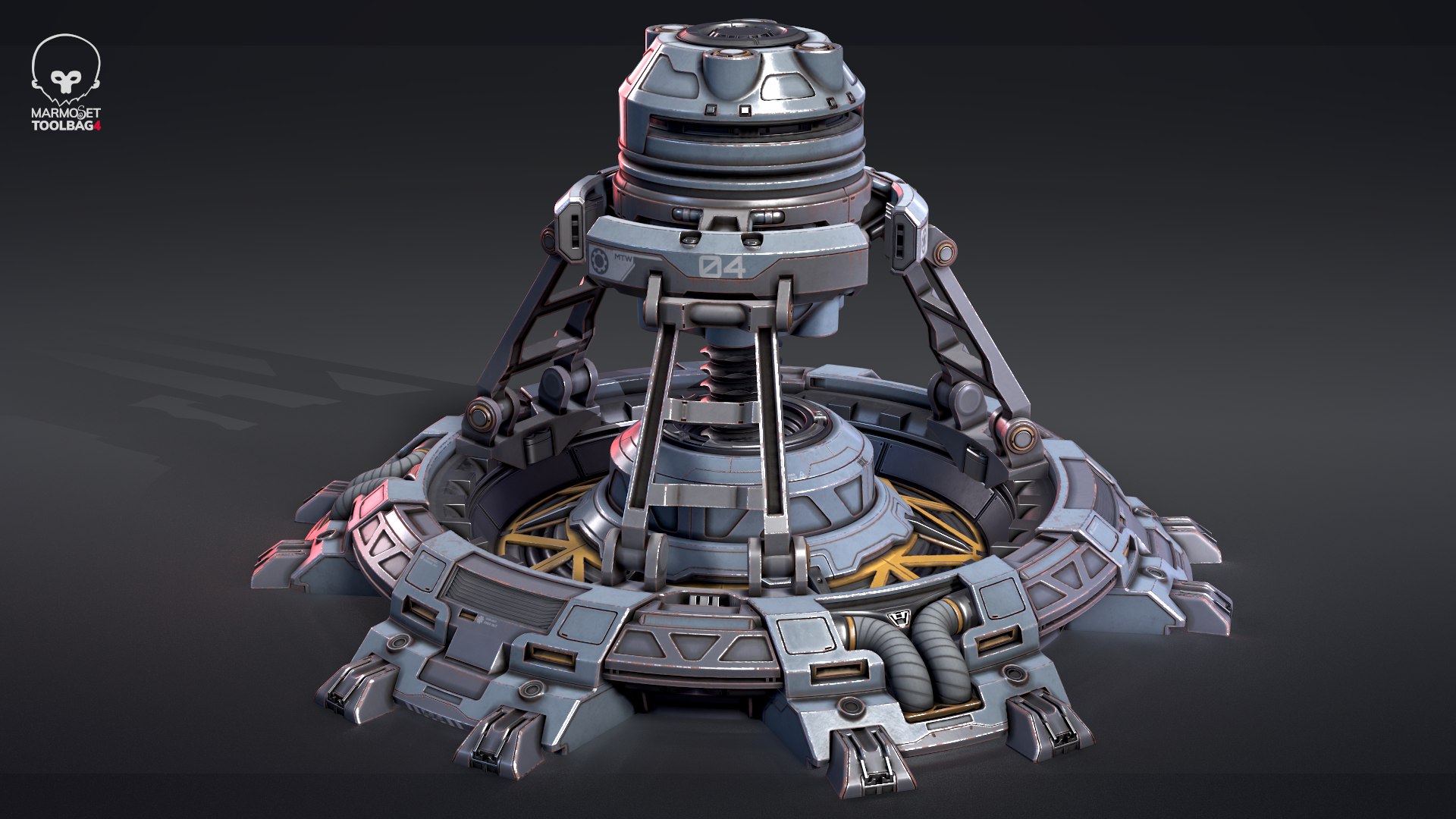 3D Sci-fi Mining Device Extractor(1) - TurboSquid 1899789