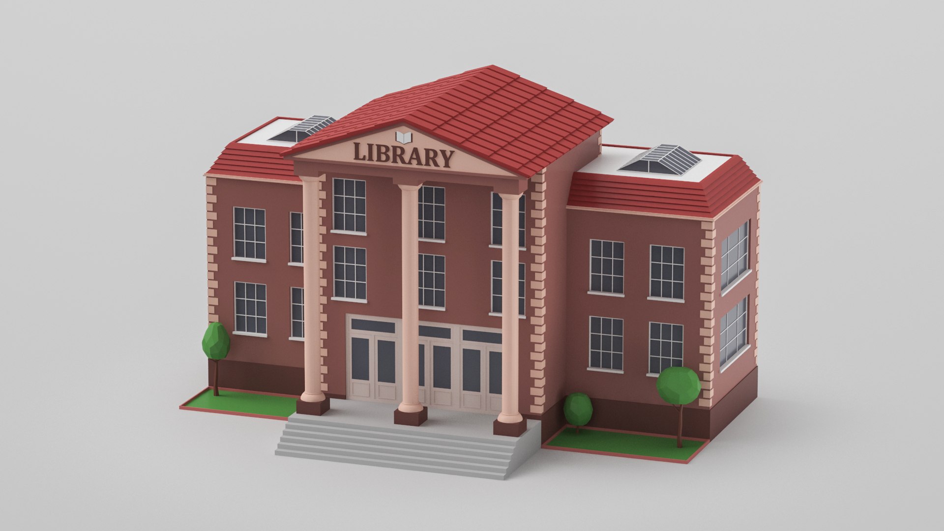 Low Poly Buildings Collection 2 model - TurboSquid 1962191