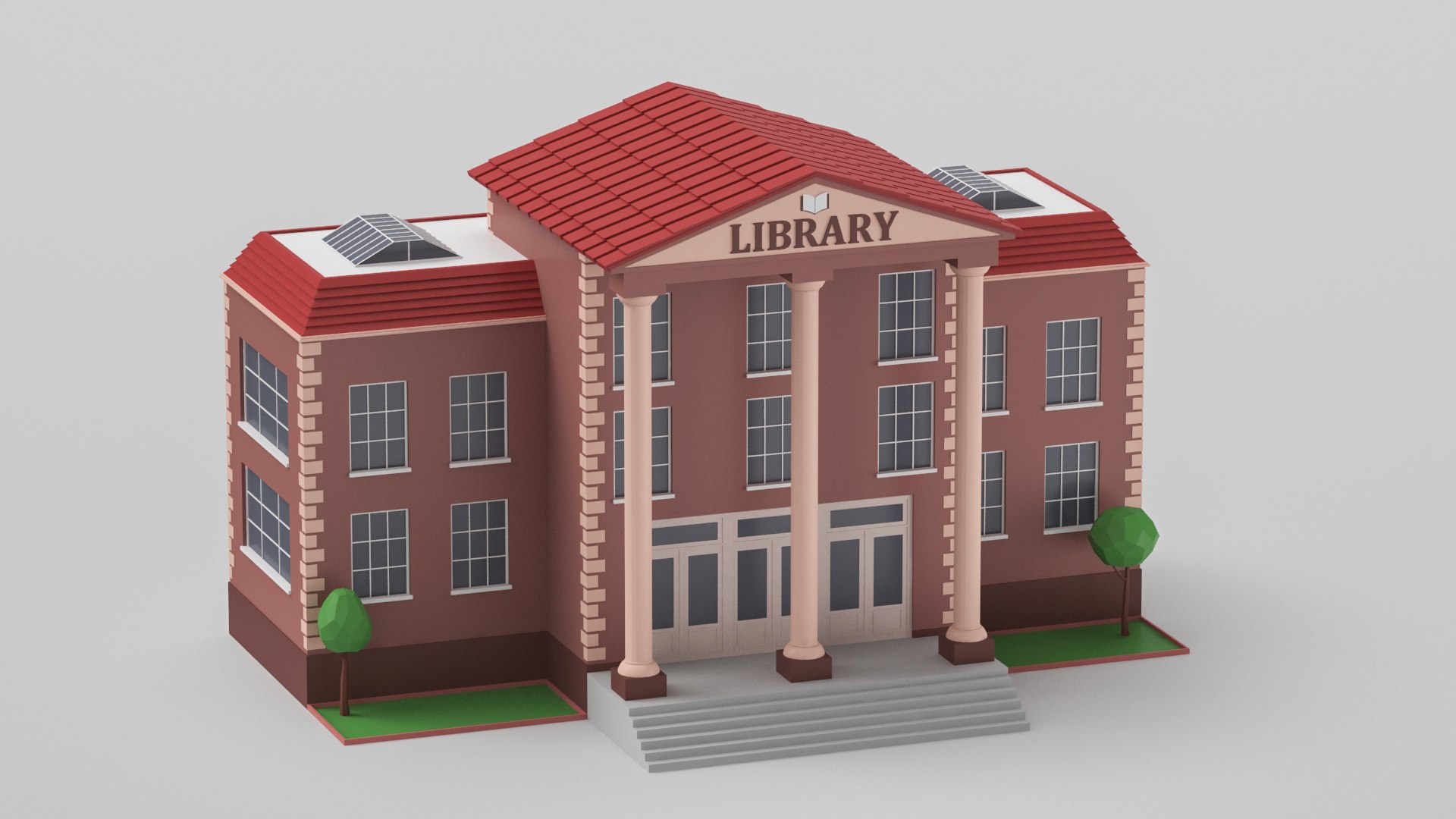 Low Poly Buildings Collection 2 model - TurboSquid 1962191