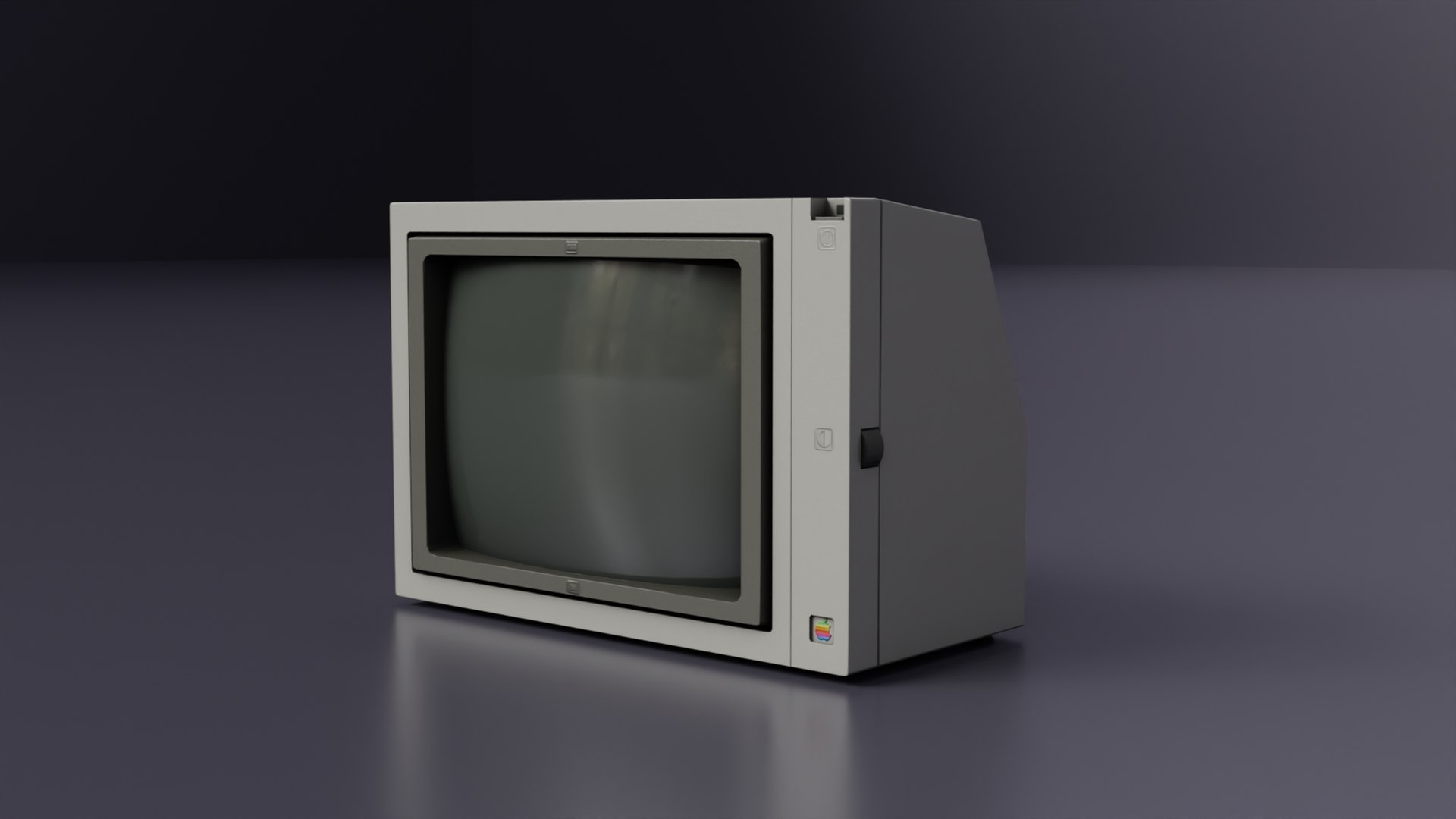 Apple 2 Computer Monitor 3D Model - TurboSquid 2288899