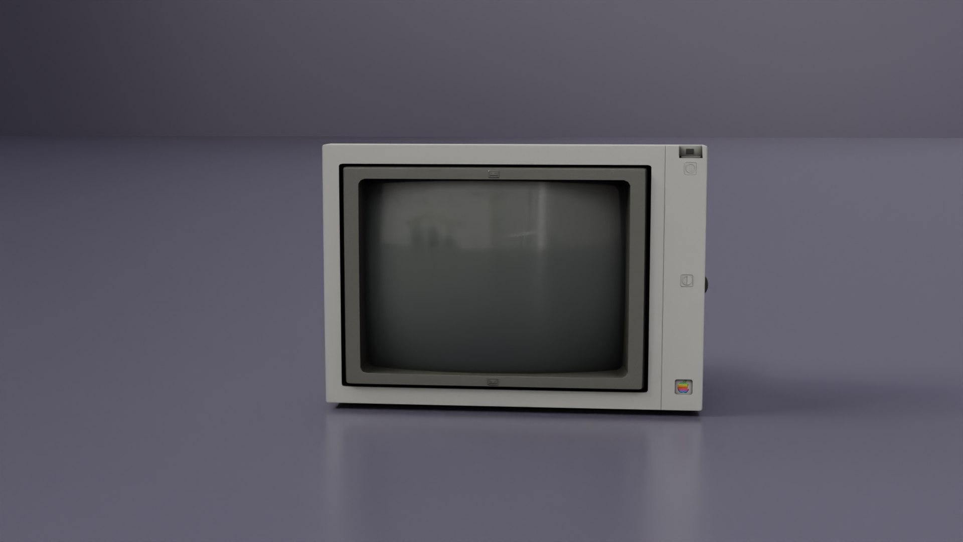 Apple 2 Computer Monitor 3D Model - TurboSquid 2288899
