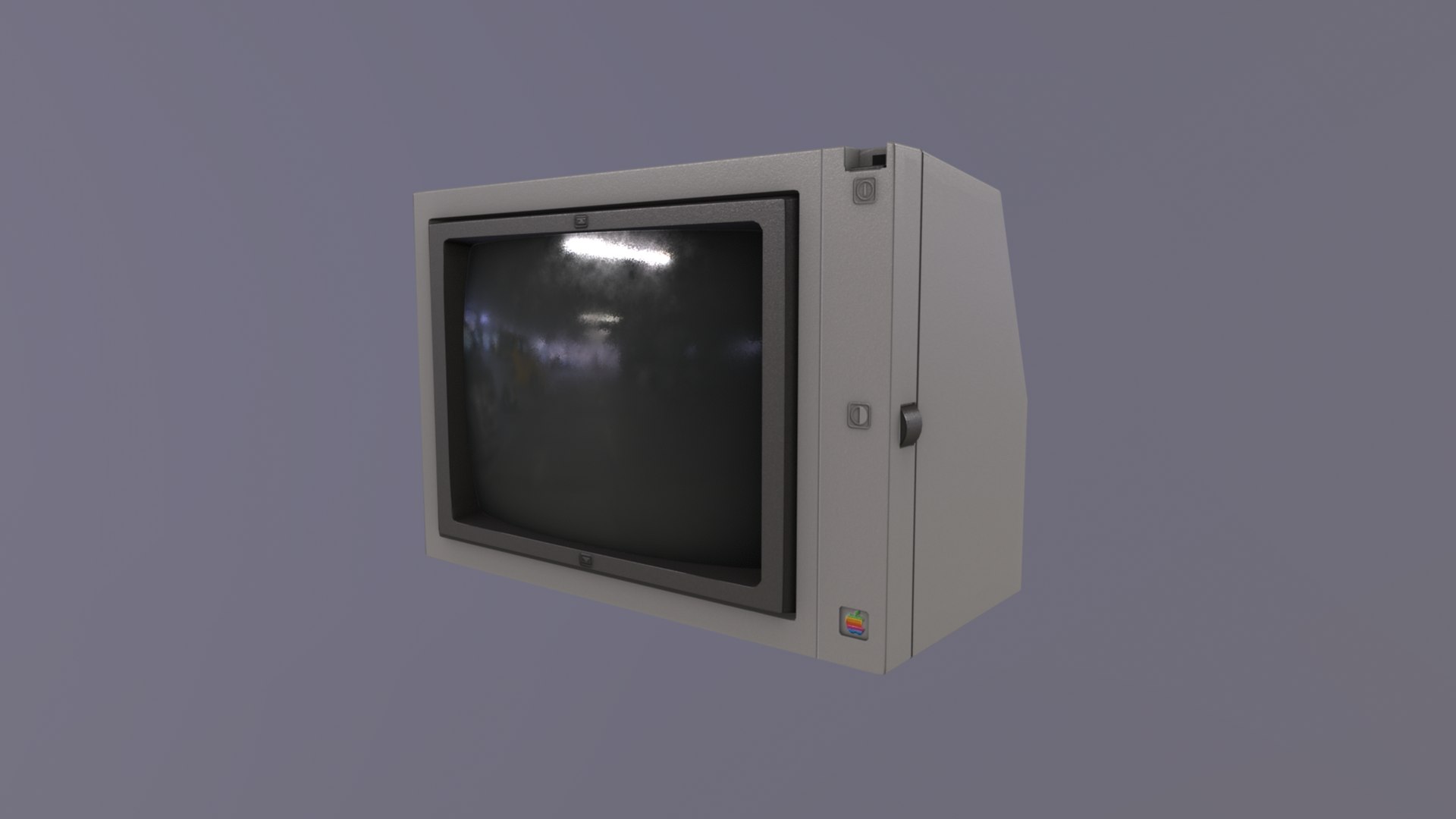Apple 2 Computer Monitor 3D Model - TurboSquid 2288899