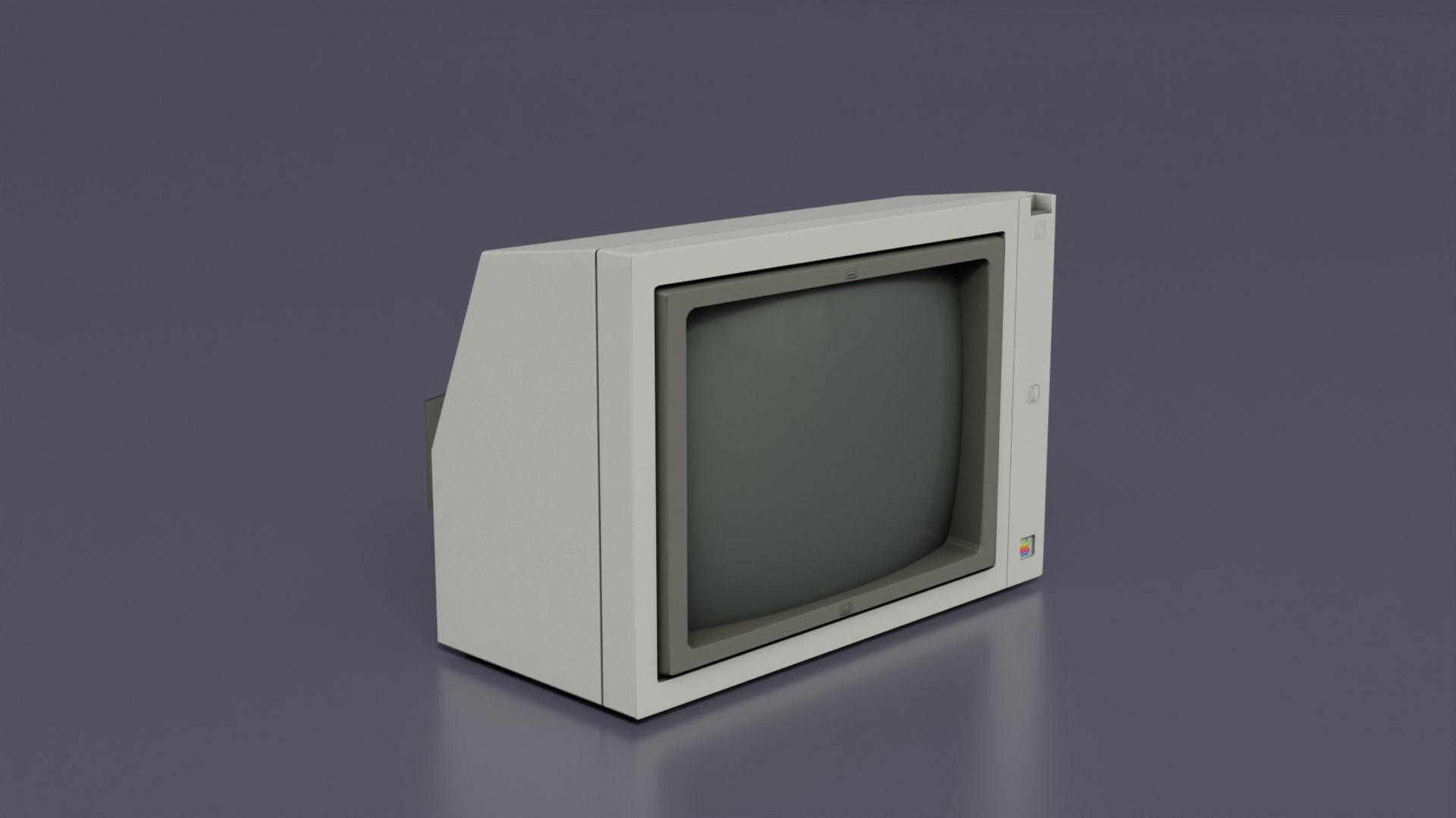 Apple 2 Computer Monitor 3D Model - TurboSquid 2288899
