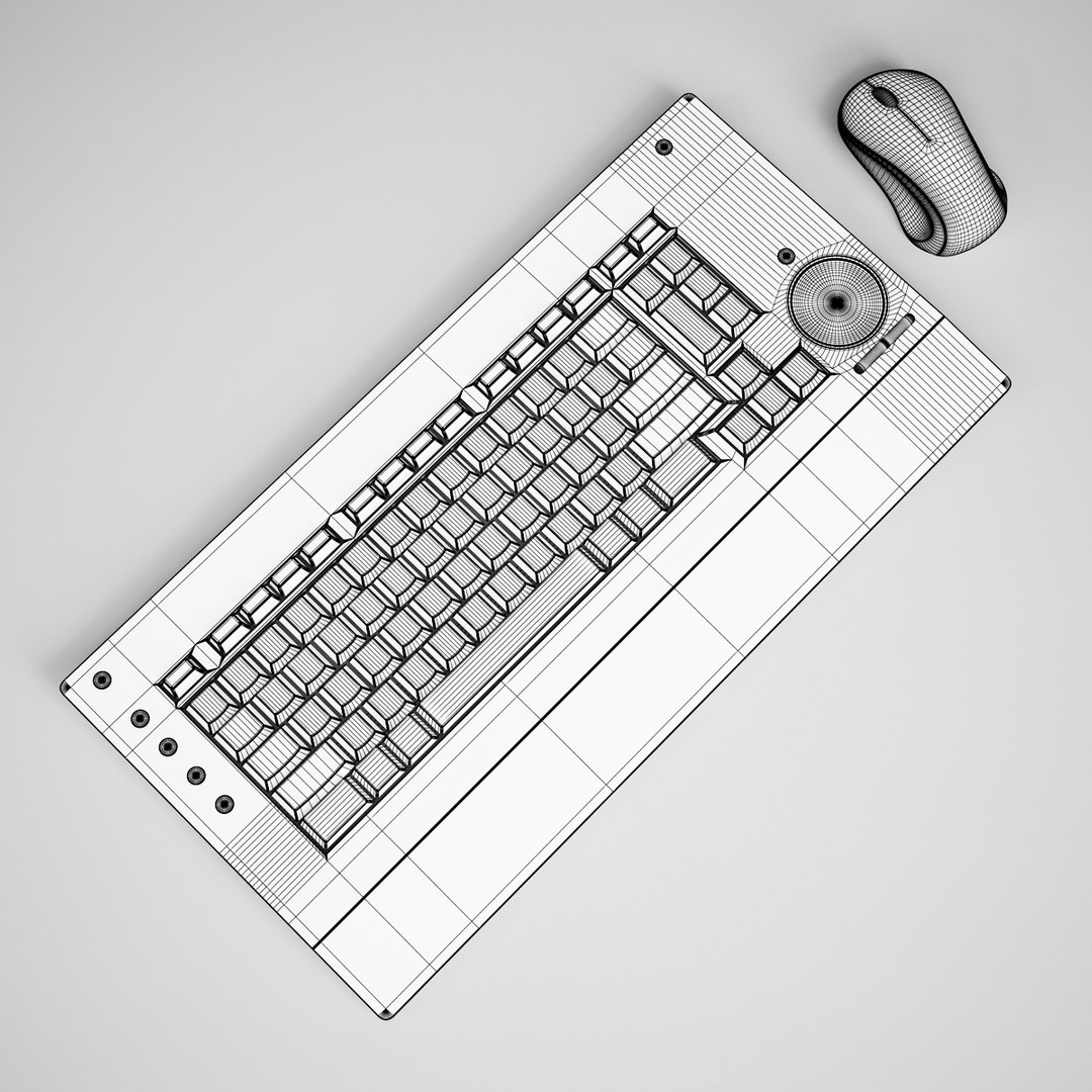 Keyboard K 3d Obj