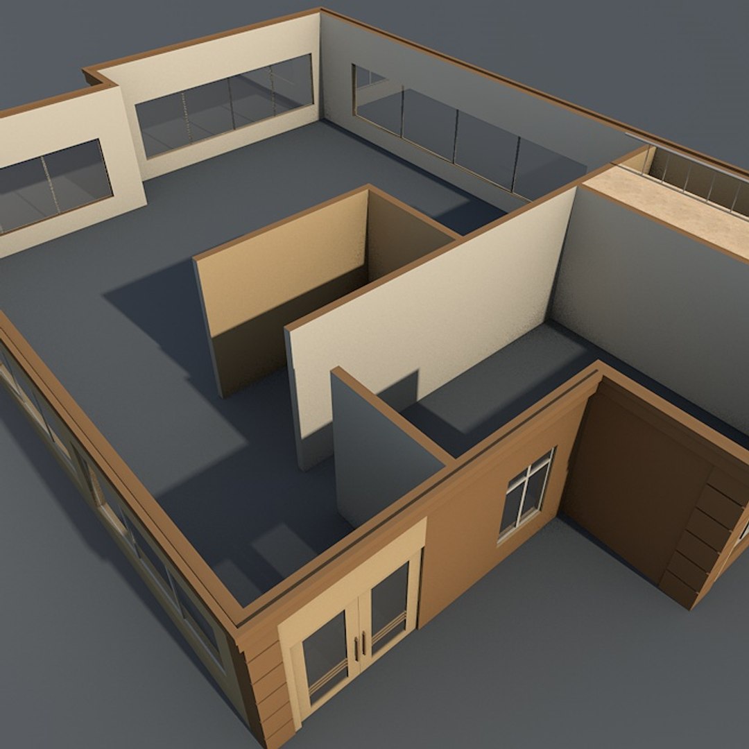 3ds Max Building Interior House