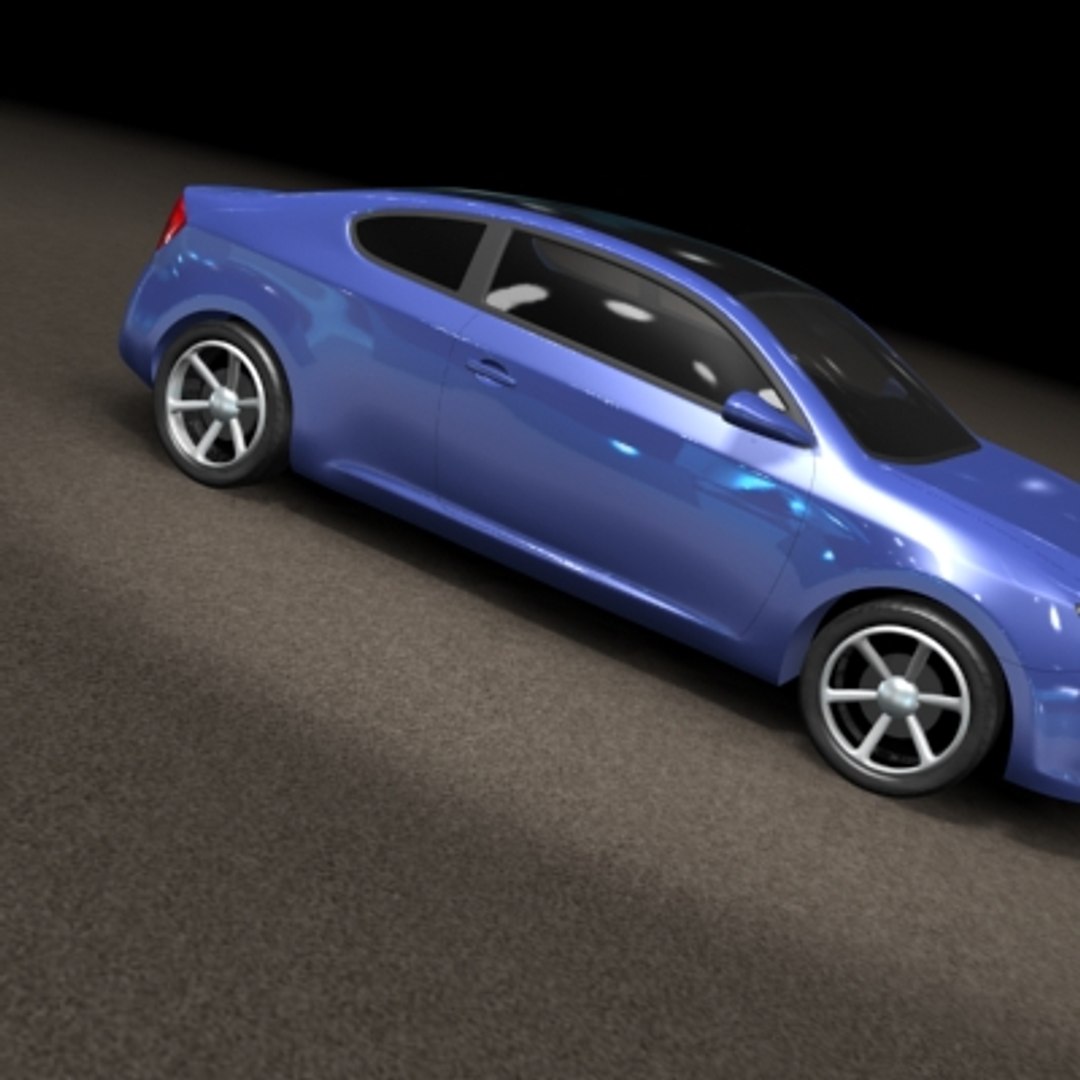 Scion 2007 Car 3d Model