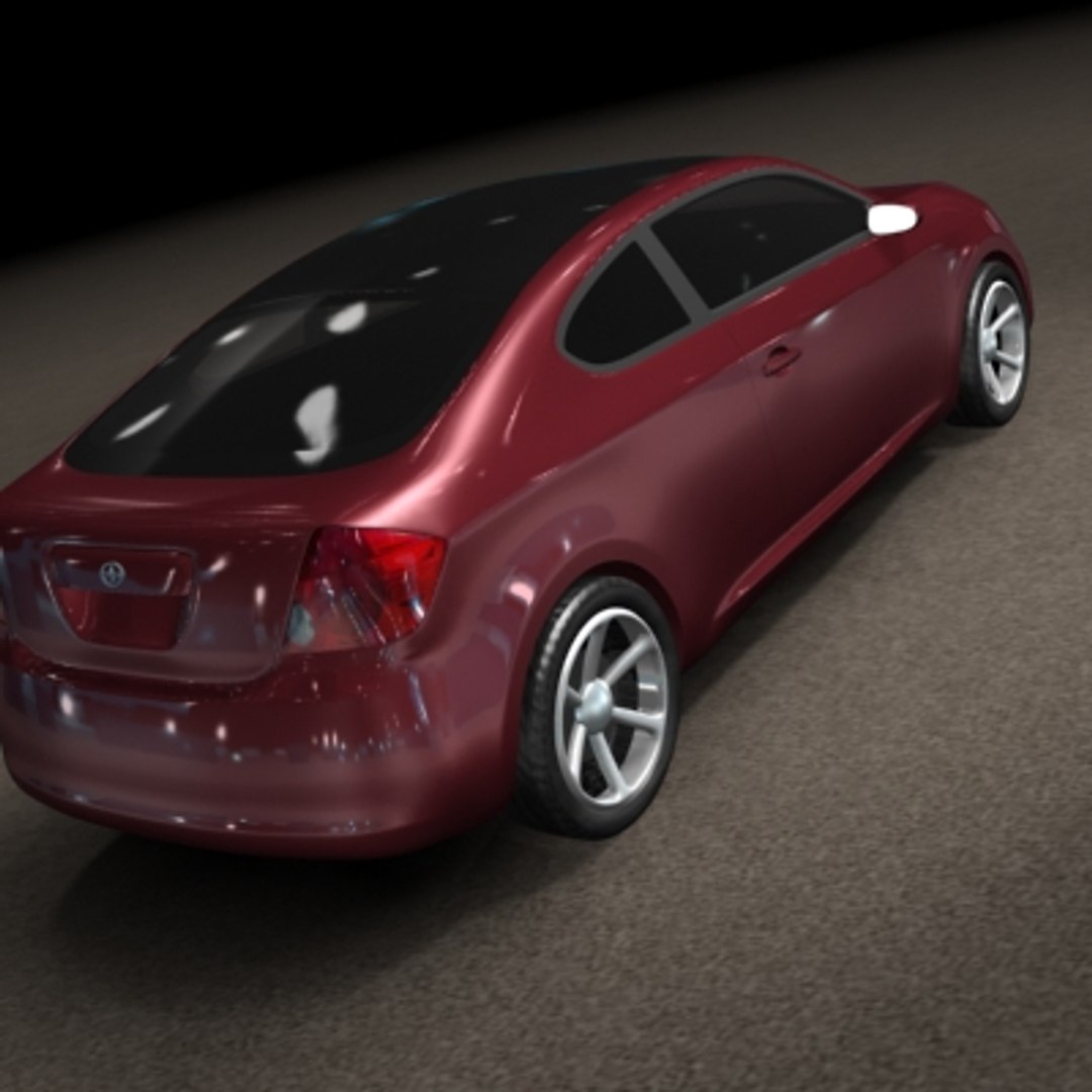 Scion 2007 Car 3d Model