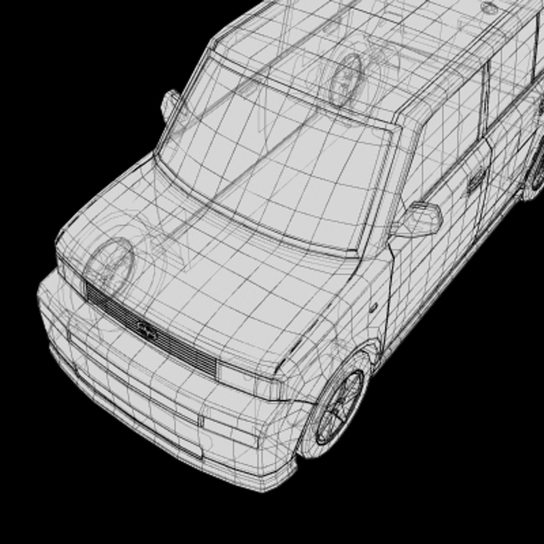 Scion 2007 Car 3d Model