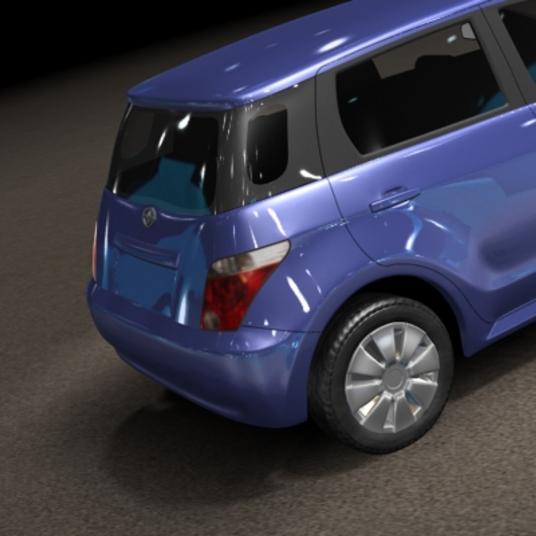 Scion 2007 Car 3d Model